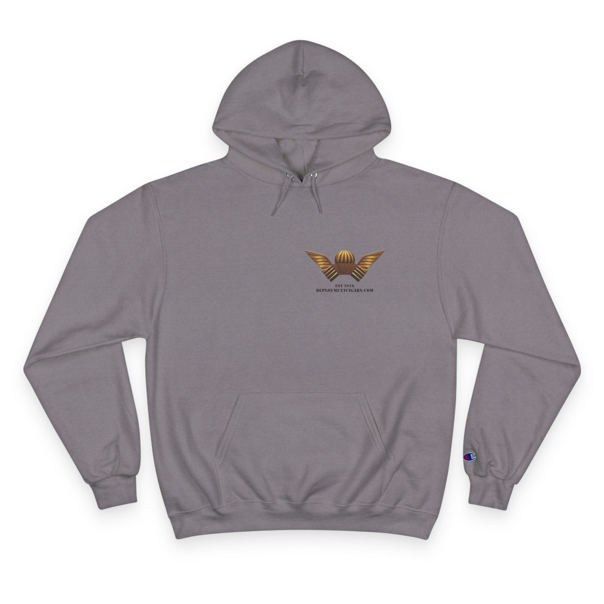 DCC/Operator Style Logo Champion Hoodie – DeploymentBrands